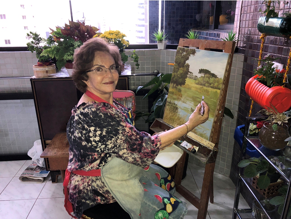 A arte e a delicadeza dos quadros de Maria Alice Gomes - Notícias ...